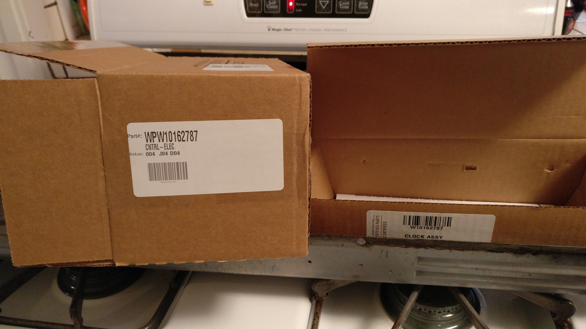 Oven Magic Chef Maytag CGR3740BDW Giving Error F1 Control Board